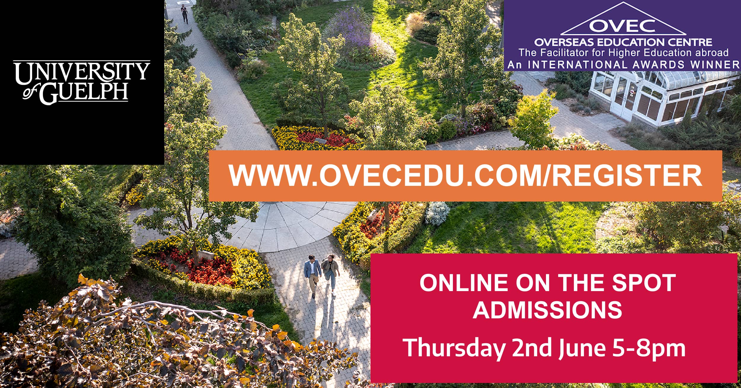 University of Guelph On the spot Admissions - Overseas Education Centre ...
